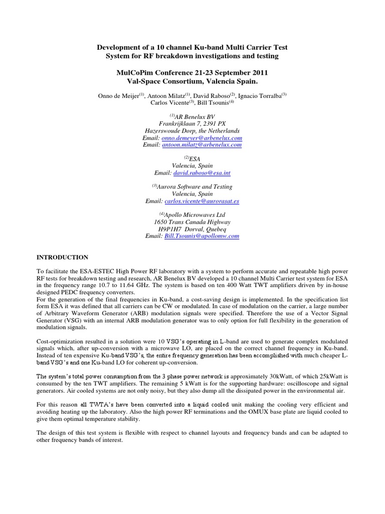 Paper MulcoPim 2011 | PDF | Phase (Waves) | Modulation