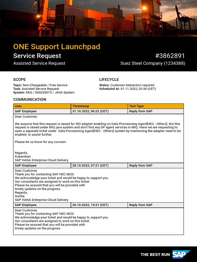 Service Request - Id 000000003862891 | PDF | Computer Engineering | Information Technology ...