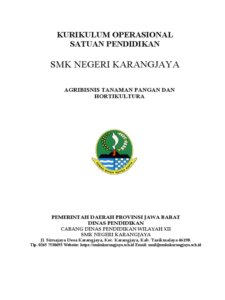 KOSP - ATPH - SMKN - Karangjaya 2023 2024 | PDF