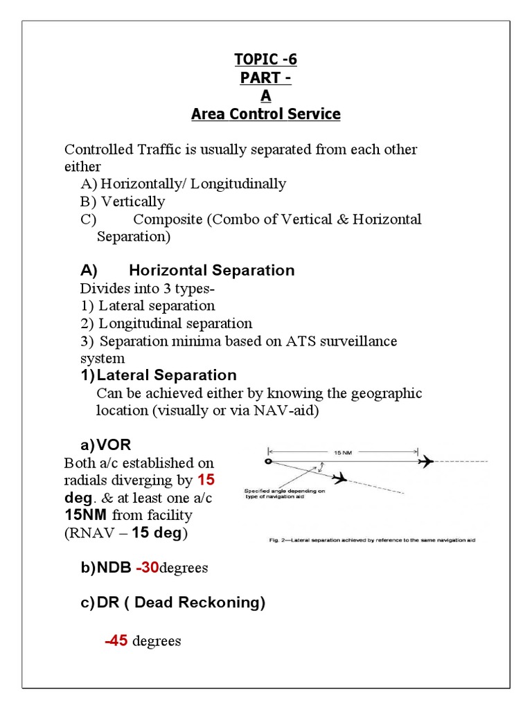 Area Control Service | PDF