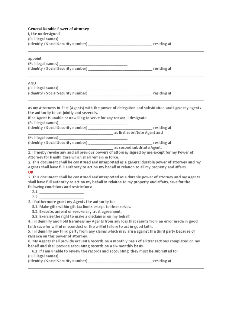 Power of Attorney | PDF | Power Of Attorney | Common Law
