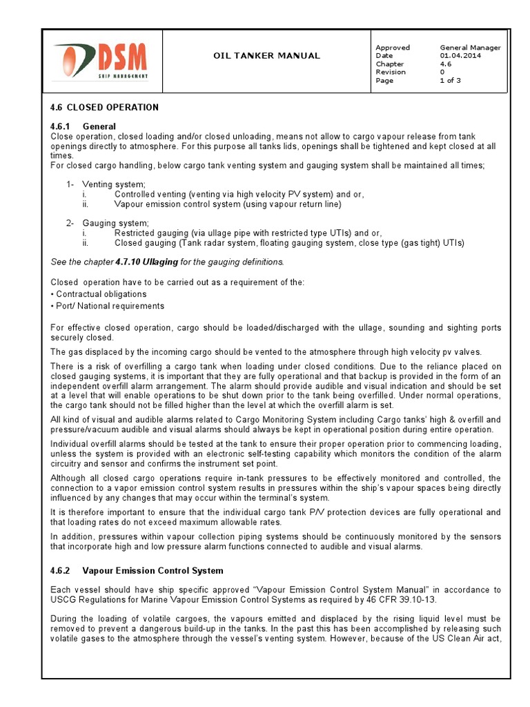 4.6 Closed Operation | PDF