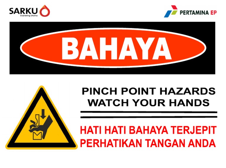 Safety Sign Bahaya Terjepit | PDF