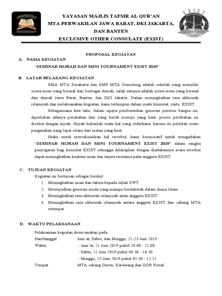 Proposal Ngaji | PDF