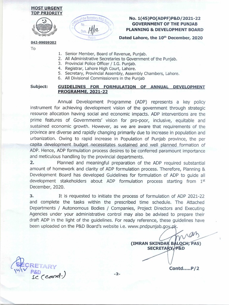 ADP Guidelines FY 2021-22 | PDF