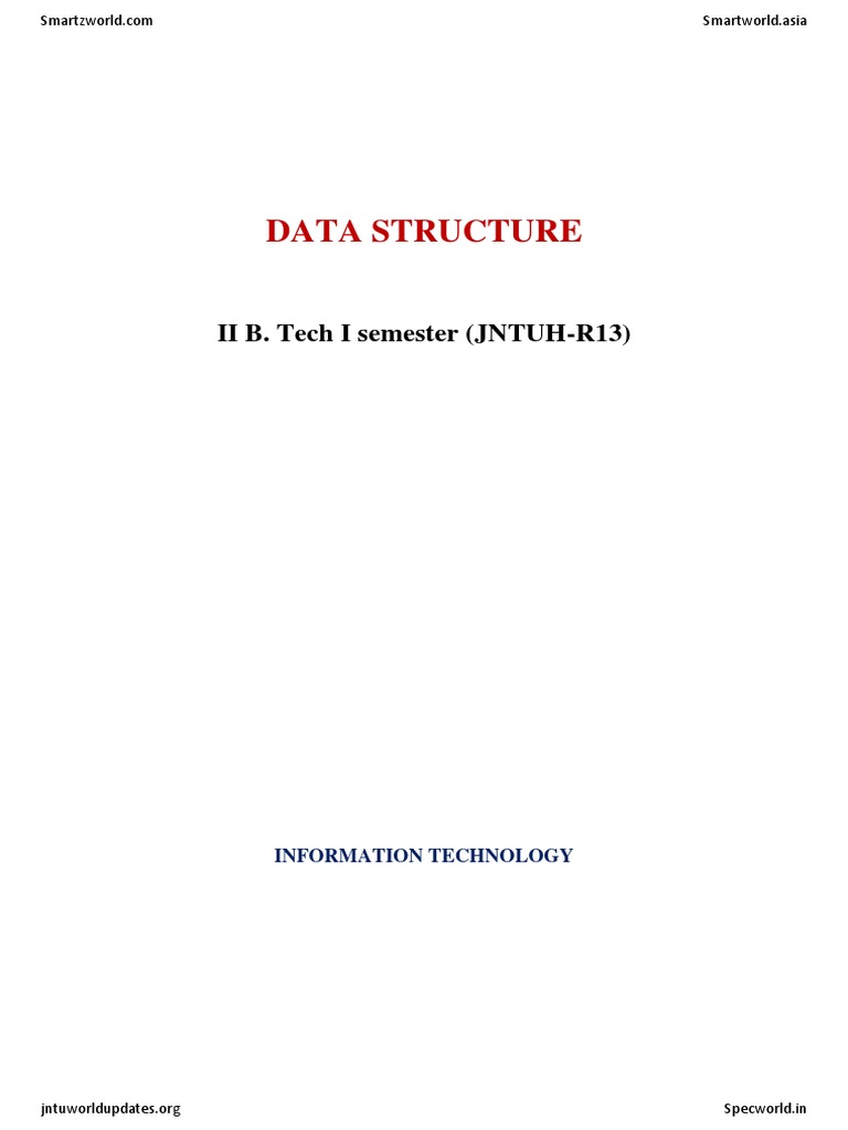 Data Structures U1 Pdf Algorithms Recursion