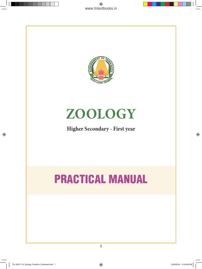 11th Zoology Practical Manual EM WWW - Tntextbooks.in | PDF | White Blood Cell | Granulocyte
