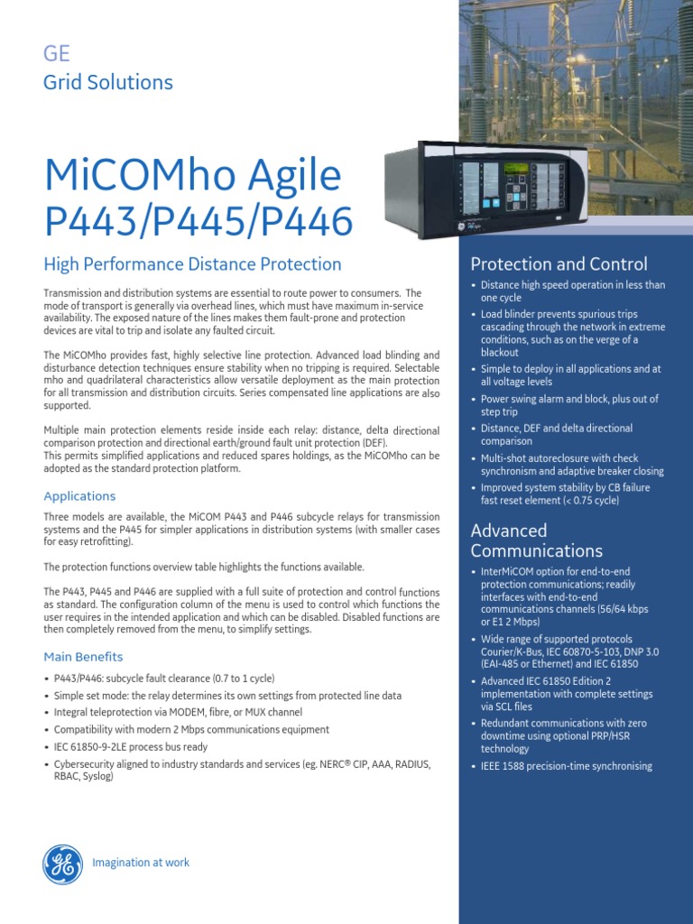 P443 - 5 - 6 Brochure EN 2019 - 11 Grid GA 0660 | PDF | Electric Power Transmission | Computer ...