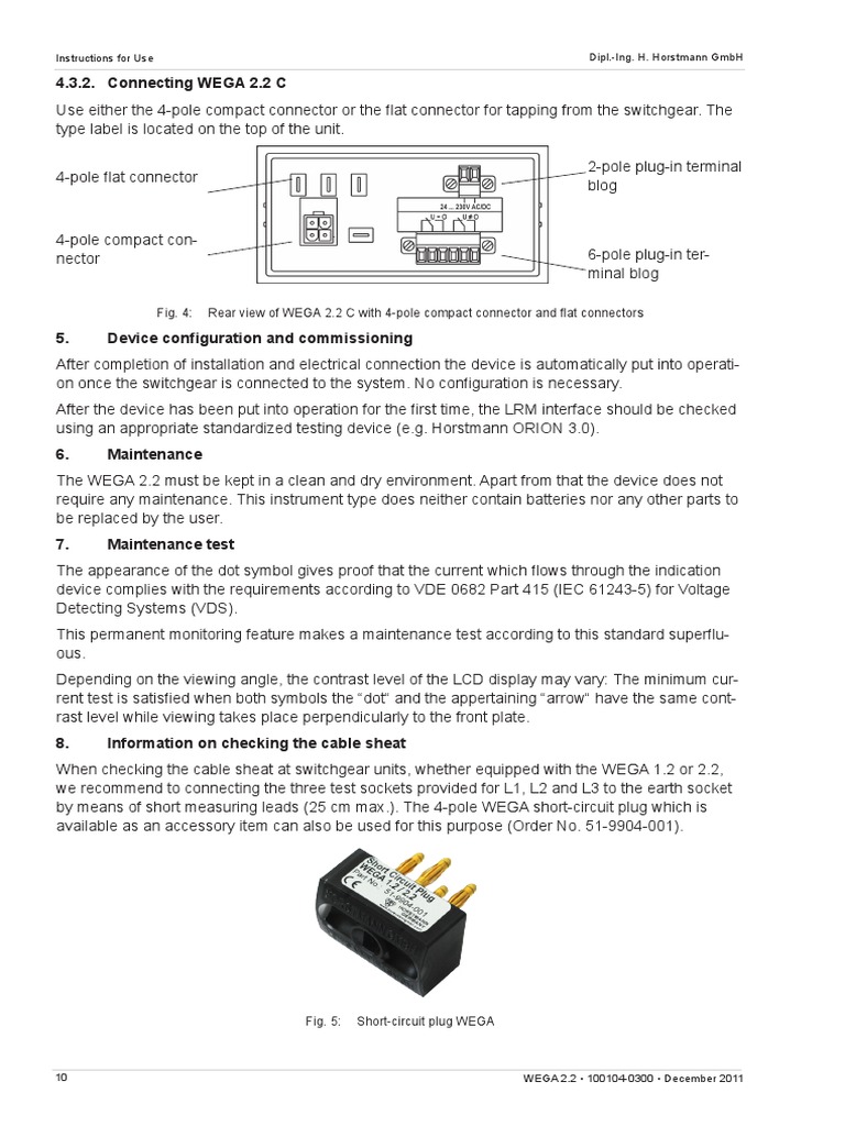 Maintenance Instructions For Voltage Detecting System | PDF ...