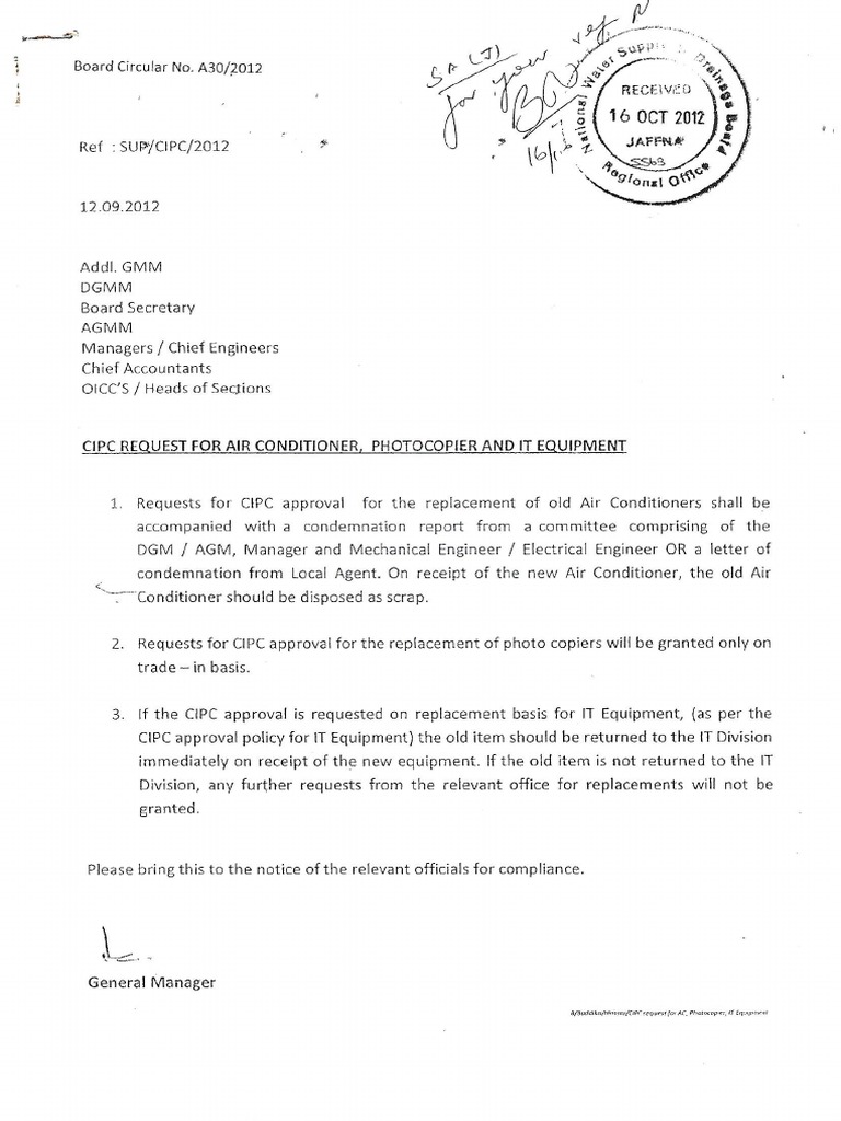CIPC Circular | PDF