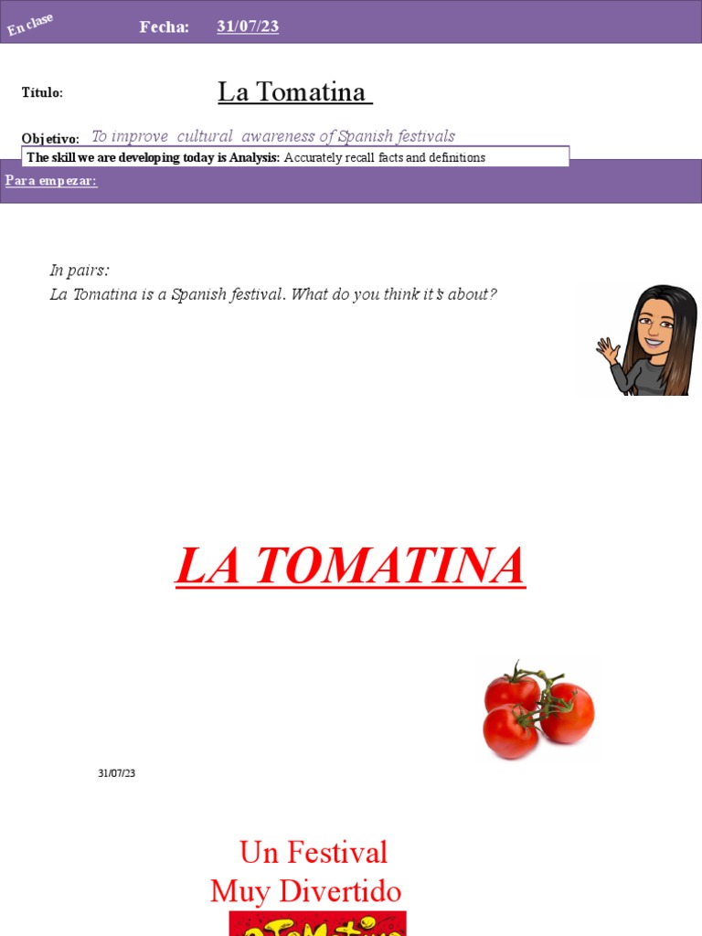 27 Jan TOMATINA-FESTIVAL | PDF | Festival