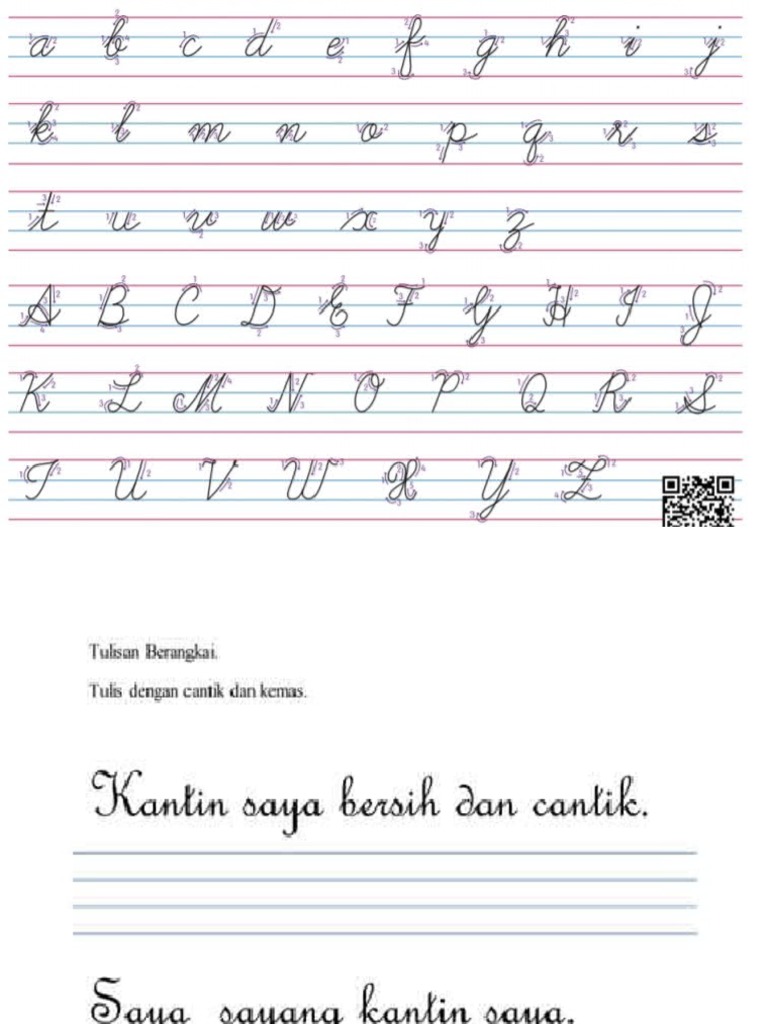 Tulisan Berangkai | PDF