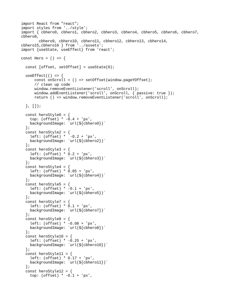 Hero Using Background Im | PDF