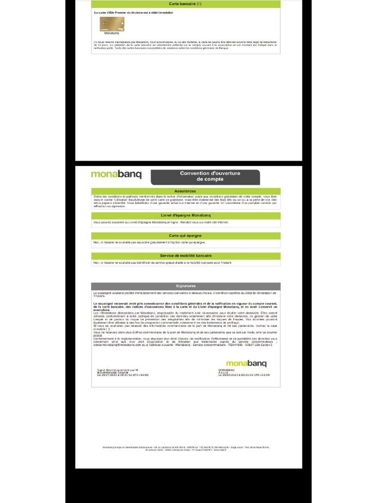 Contrat Banque | PDF