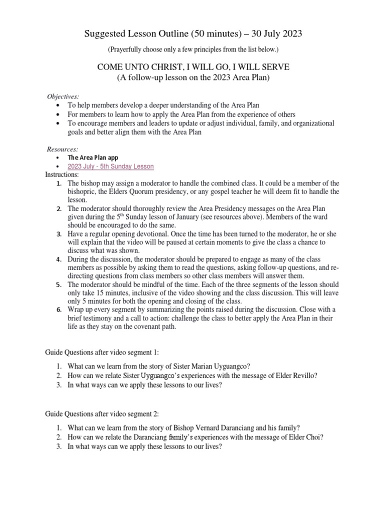 July-5th-Sunday-Suggested-Lesson-Outline | PDF