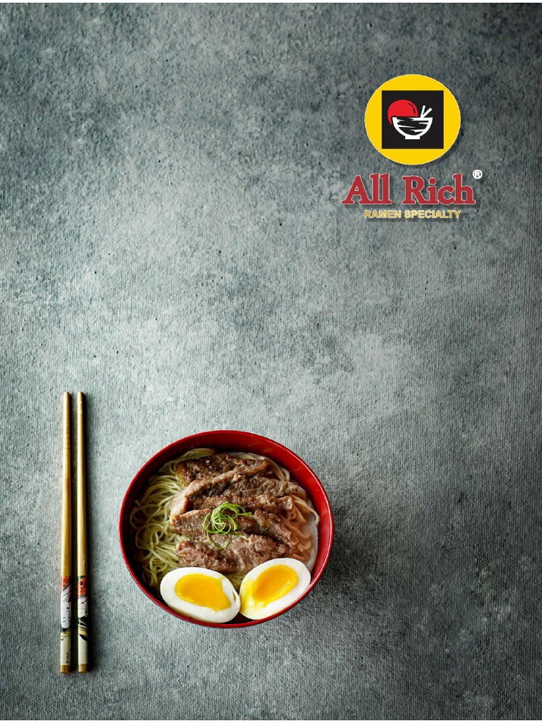 Menu All Rich Jogja | PDF
