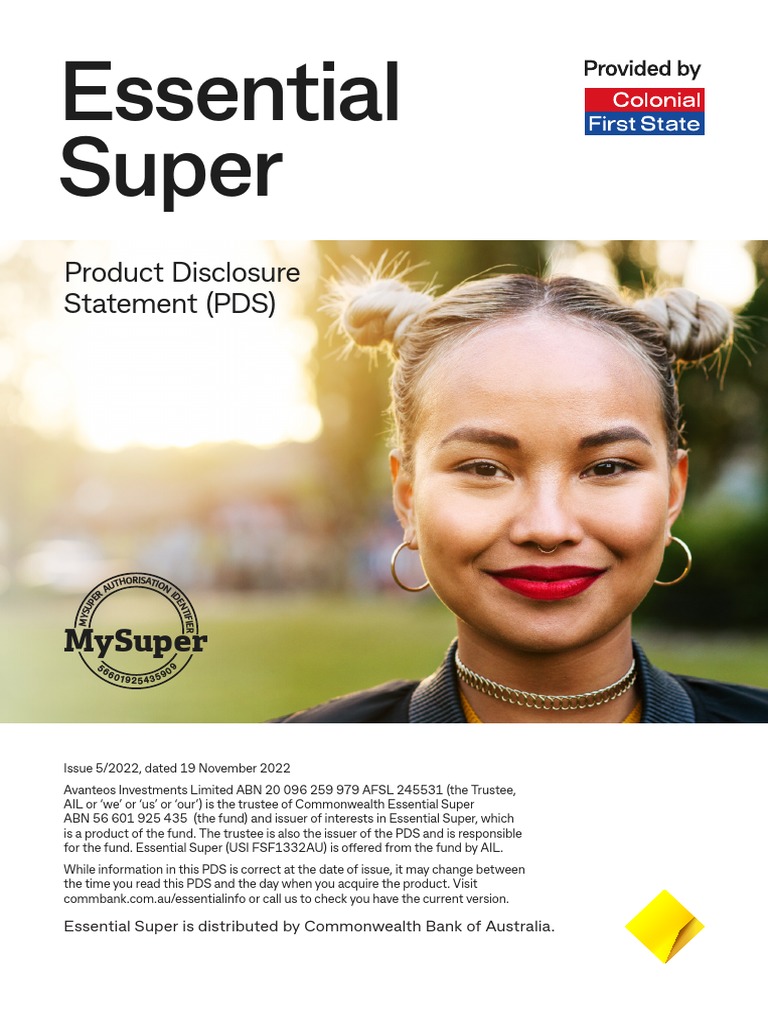 Essential Super | PDF | Financial Risk | Investing