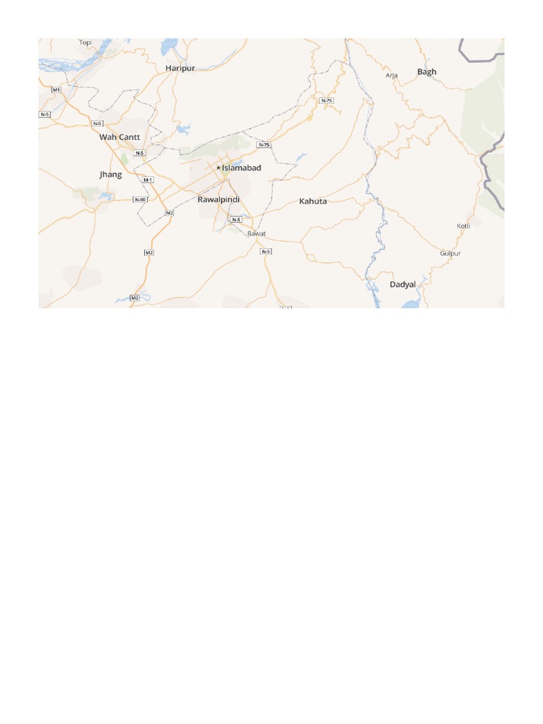 Islamabad Map | PDF