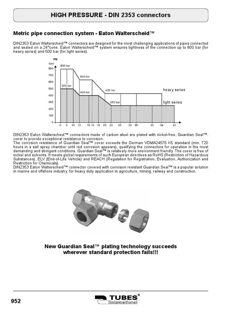 Din 2353-Hign Pressure | PDF | Pipe (Fluid Conveyance) | Corrosion