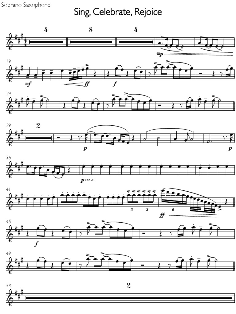 Sing, Celebrate, Rejoice | PDF