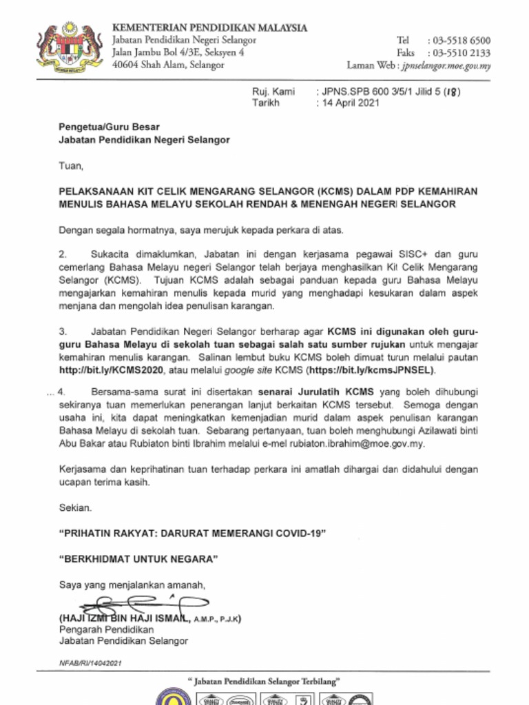 Pelaksanaan KCMS Dalam PDP BM Sek Rendah & Menengah N.selangor | PDF