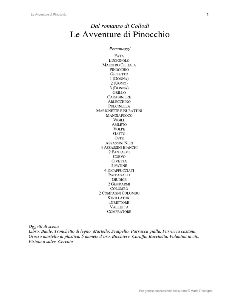 Pinocchio | PDF