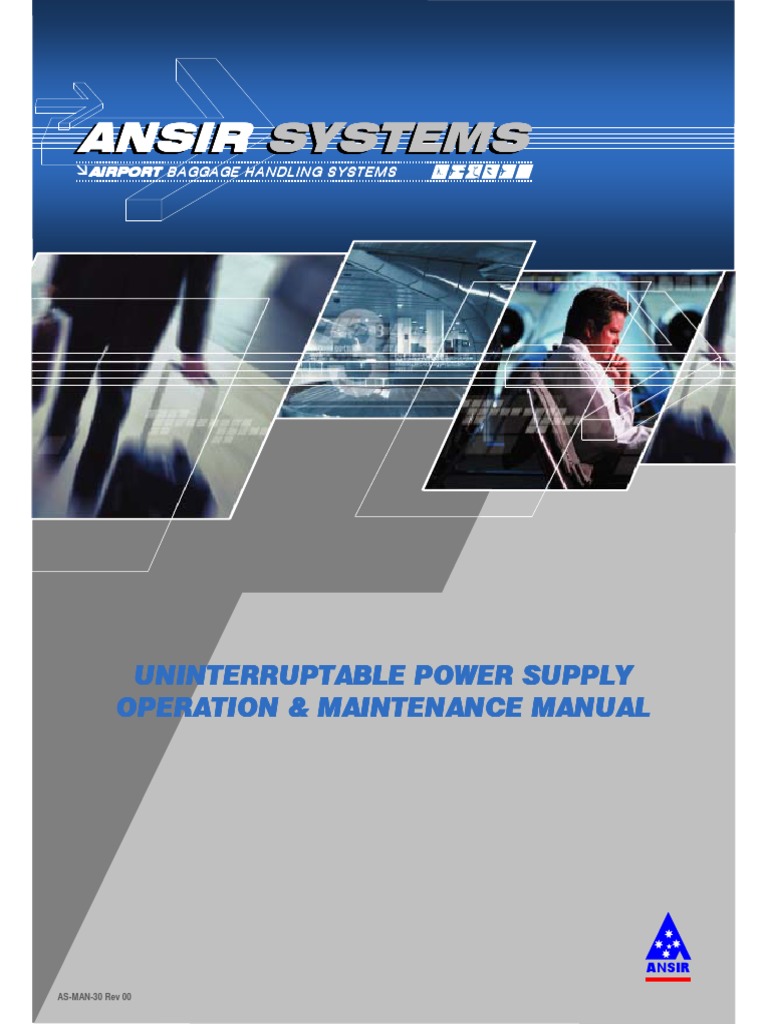 Ansir Systems AS-MAN-30 Rev 00 Uninterruptable Power Supply | PDF