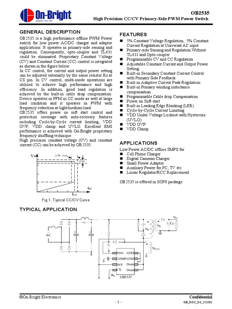 OB2535-On-BrightElectronics | PDF
