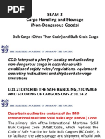 IMSBC Code: Safe Bulk Cargo Guidelines | PDF | Cargo | Dangerous Goods