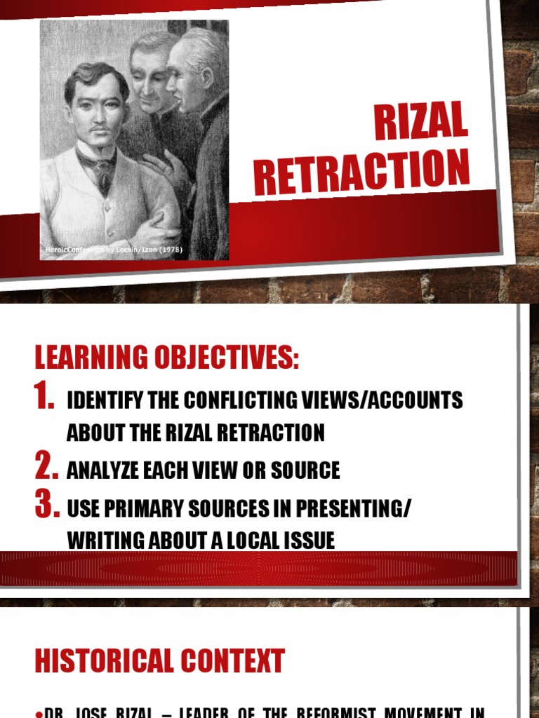 Rizal Retraction | PDF