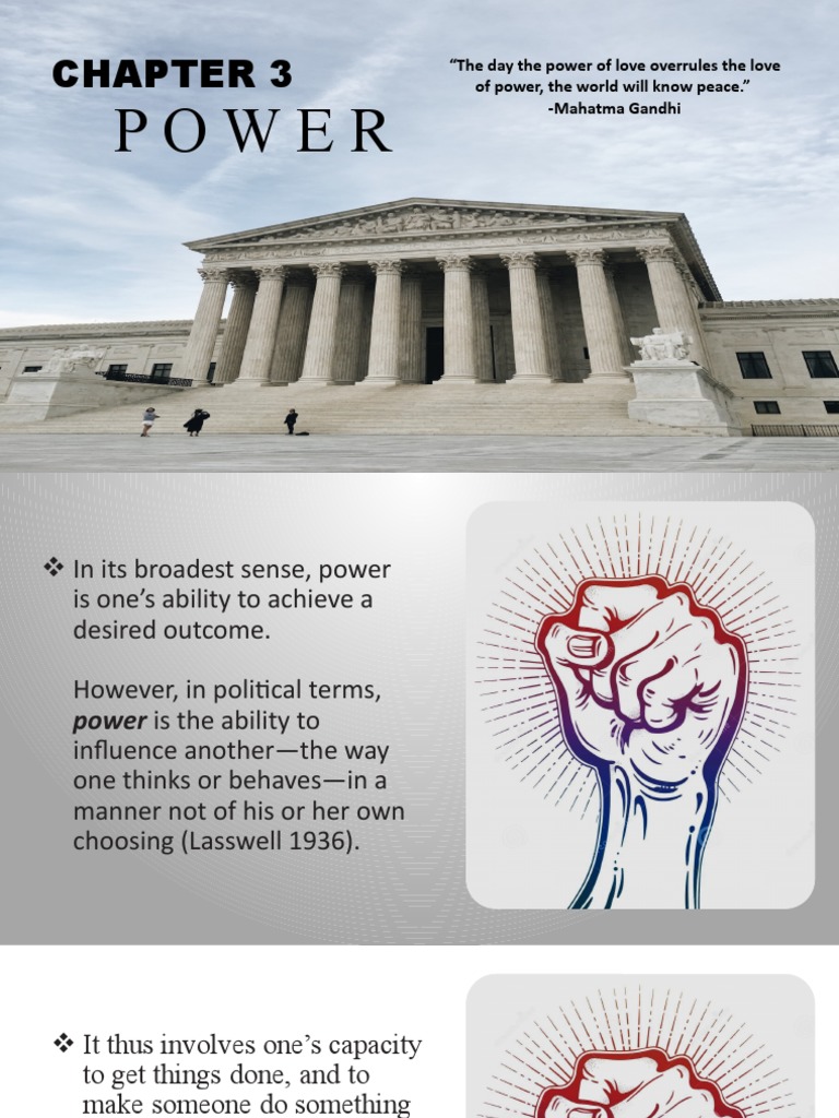 PPG Chapter 3 Power | PDF | Power (Social And Political) | The Prince