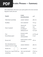 English Phrases Arabic Phrases | PDF | Waiting Staff