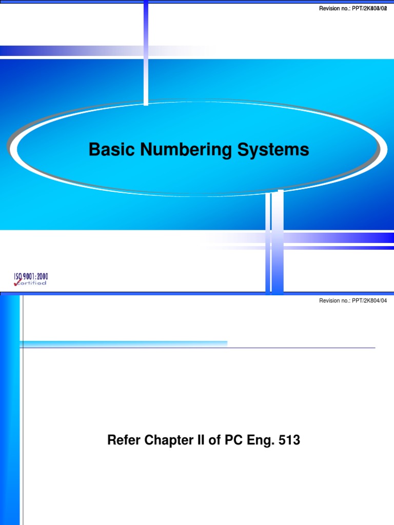 02 Basic Numbering Systems | PDF