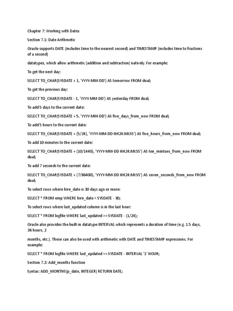 Chapter 7 8 9 PLSQL | PDF | Databases | Software Engineering