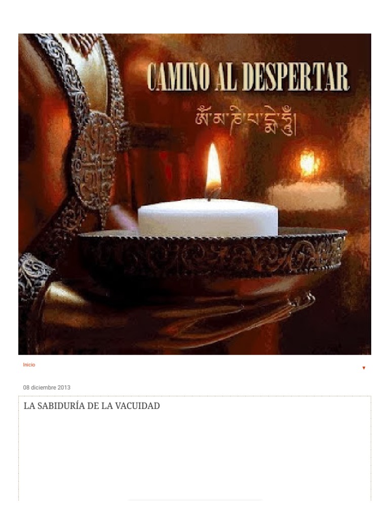 La Sabiduría de La Vacuidad | PDF | Śūnyatā | Mente