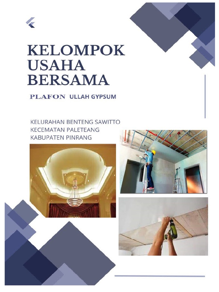 Usaha Plafon Gypsum di Pinrang | PDF