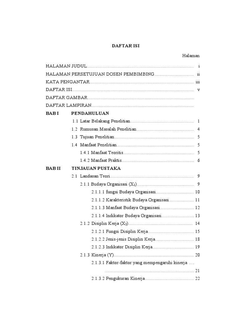 Daftar Isi | PDF