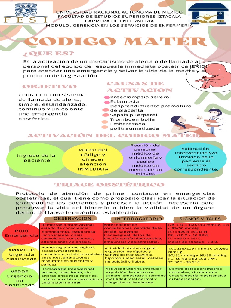 Activación y Protocolo del Código Mater | PDF | Salud pública ...