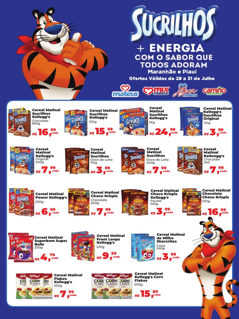 Encarte Exclusivo Parati Kellogs | PDF | Cereais