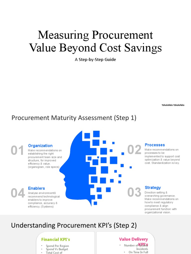 Measuring Procurement Value Beyond Savings | PDF | Procurement | Performance Indicator