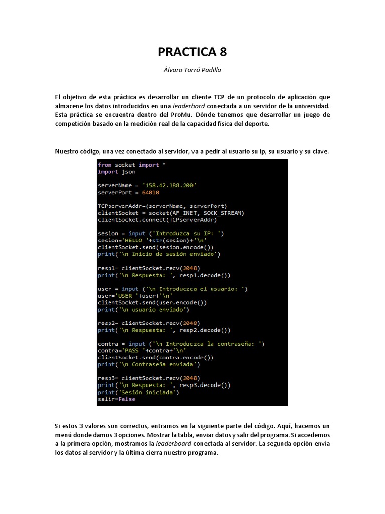 Practica 8 | PDF