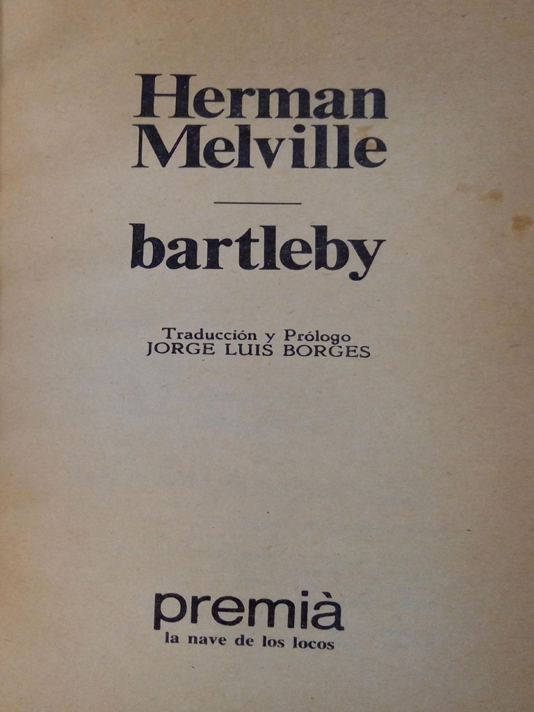 Bartleby Borges | PDF