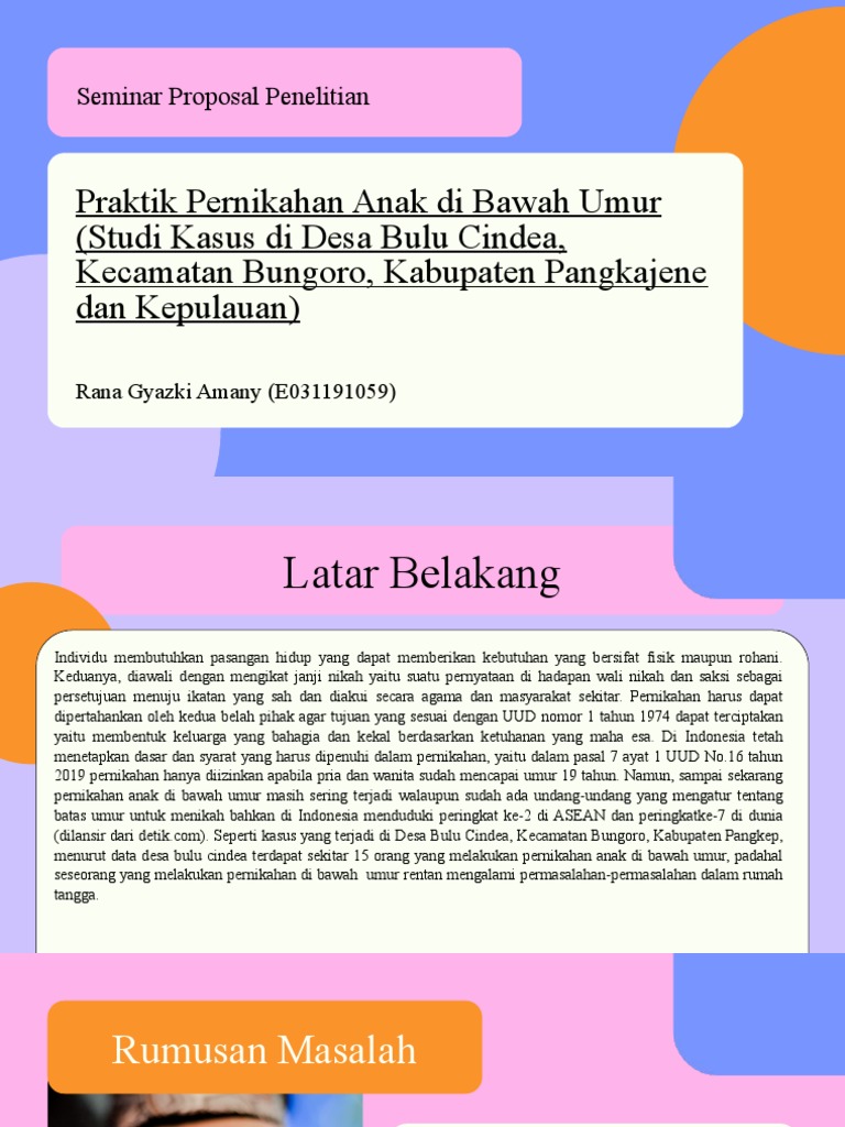 Ppt Buat Sempro Rana | PDF
