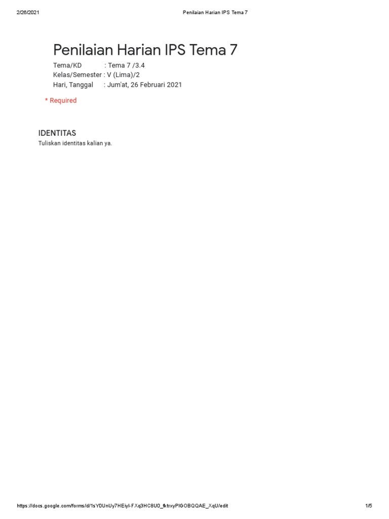 IPS Tema 7 - Google Forms | PDF