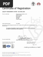 Omega Air Certificate of Conformity ISO 9001-2015-RECERT-ENG-14092021 | PDF