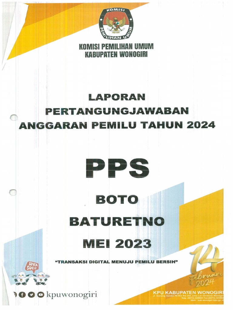 LPJ Pps Baturetno Boto Mei 2023 | PDF