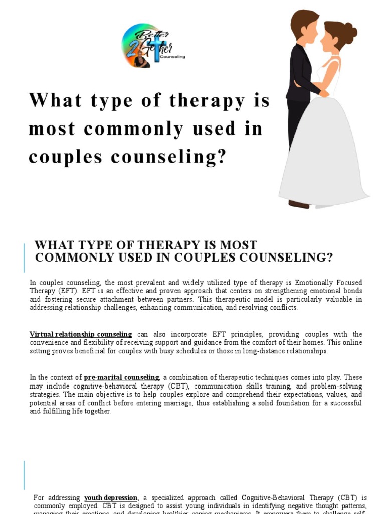 What Type of Therapy Is Most Commonly Used in Couples Counseling | PDF ...