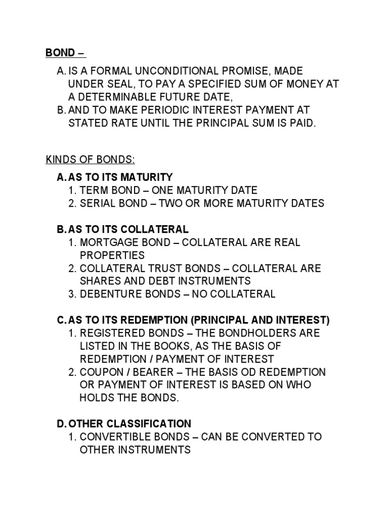 BOND Part 1 | PDF | Bonds (Finance) | Book Value