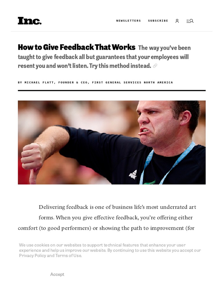 How To Give Feedback That Works | PDF