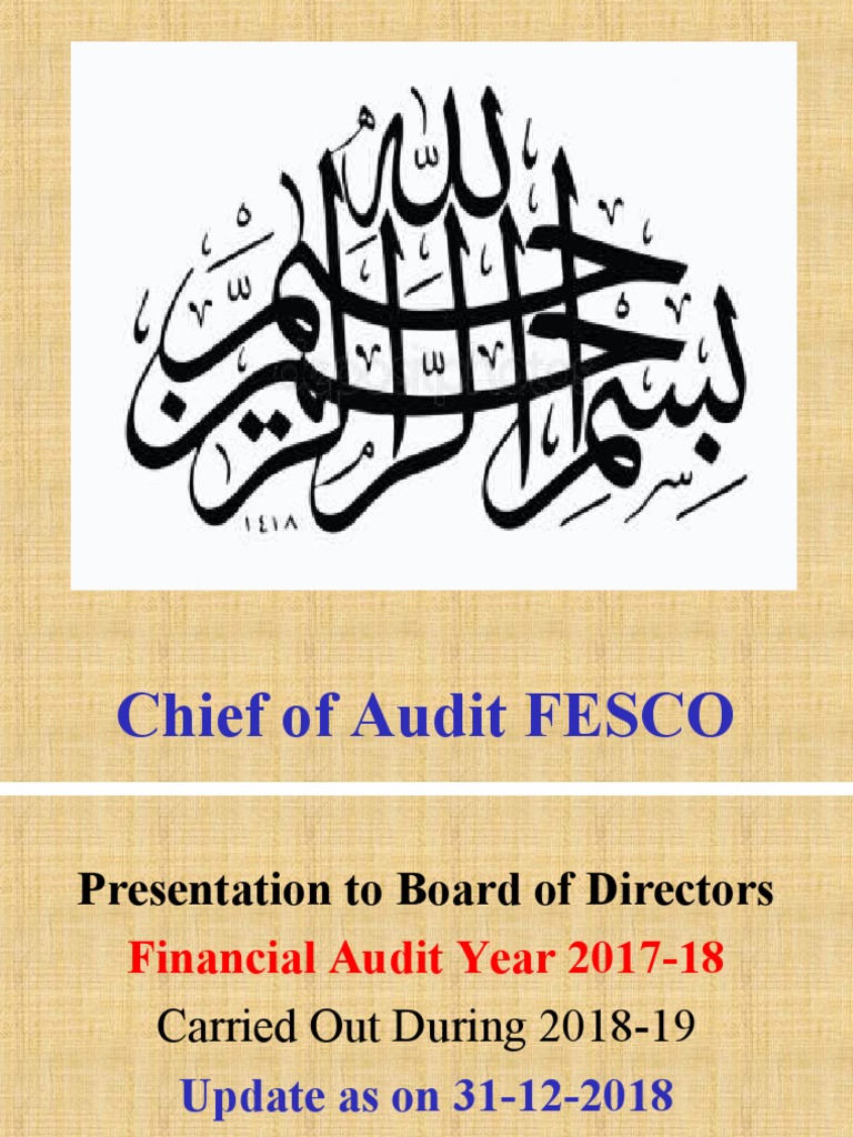 Final - Annual Audit Report 2017-18 For BOD Dated 08.03.2019 | PDF ...